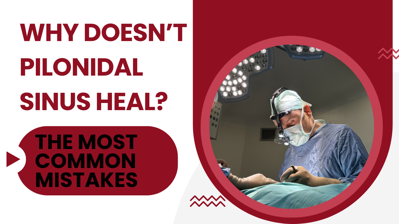 Why Doesn’t Pilonidal Sinus Heal? The Most Common Mistakes